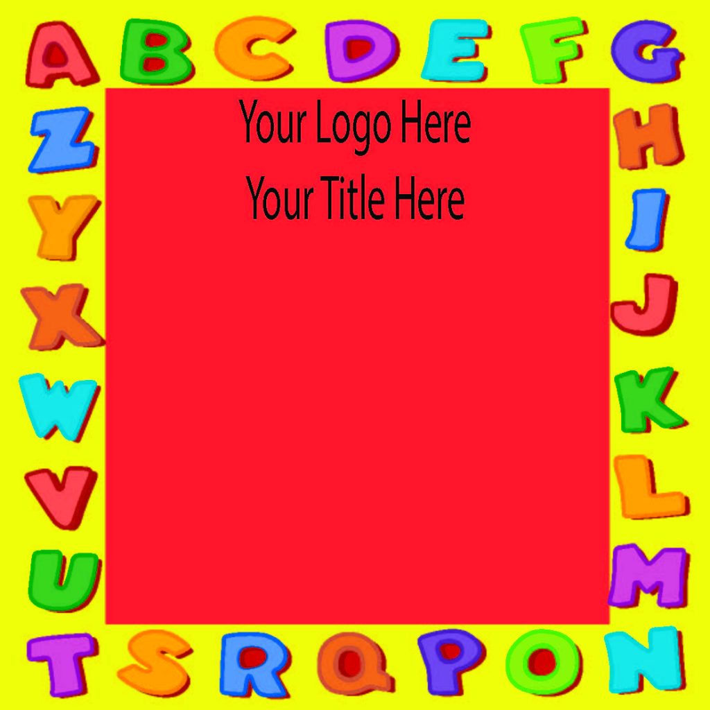 ABC Border Red – Ez Classroomboards.Com