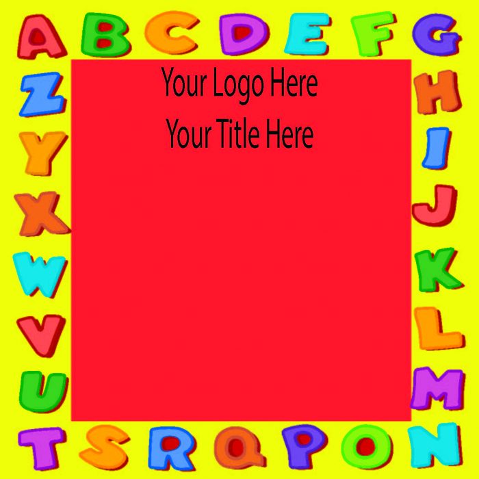 ABC Border Red – Ez Classroomboards.Com